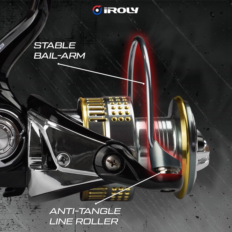 Jual REEL IROLY EBISU SW POWER HANDLE CARBON CO | Shopee Indonesia