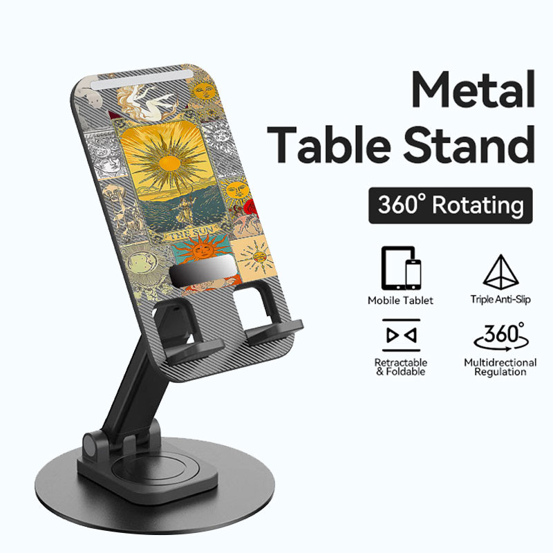 Jual Helios Vortex Foldable Metal Mobile Stand 360 Degree Rotatable for ...