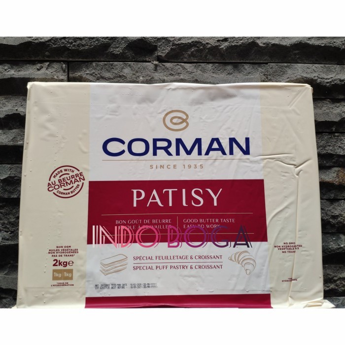 Jual Corman Patisy Butter Sheet / Corman Butter Sheet Mentega Lembaran ...