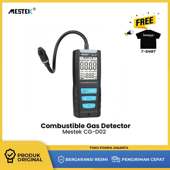 Jual Combustible Gas Detector Mestek CGD02 Analyzer Leak CH4 CO LEL Meter | Shopee Indonesia
