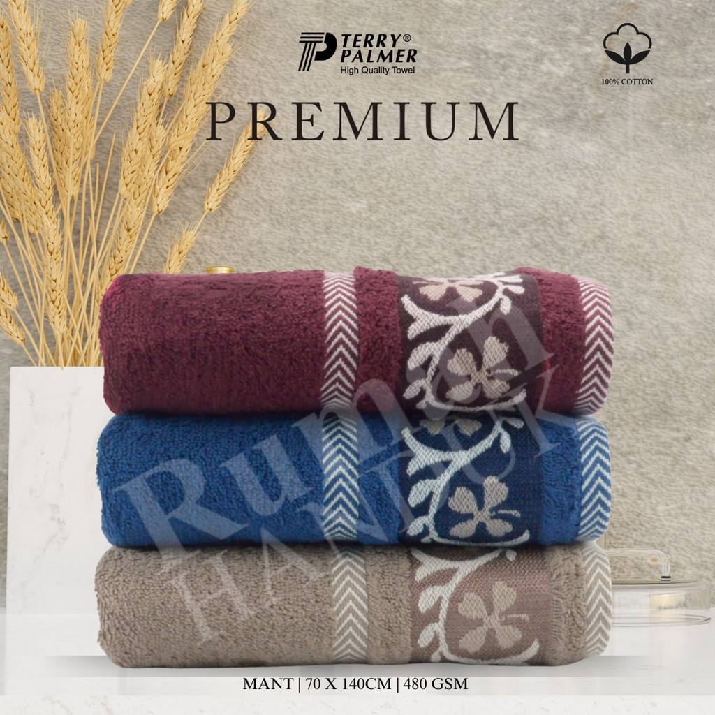 Jual Terry Palmer Premium Handuk Mandi Dewasa Mant Ukuran 70 x 140 cm ...
