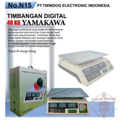 Jual Timbangan Digital Buah 40 Kg Timbangan Laundry Timbangan 40kg ...