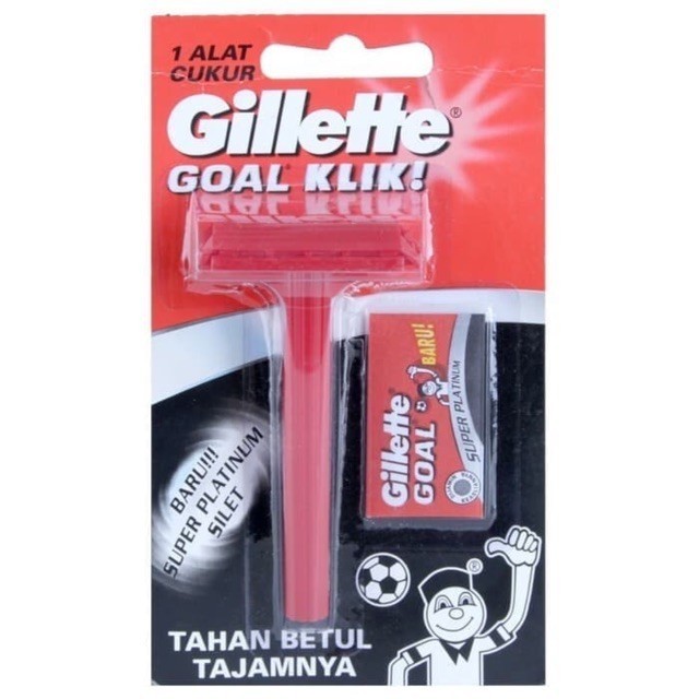 Jual Gillette Goal KLIK Shaver Razor Klasik Bisa Ulang | Shopee Indonesia
