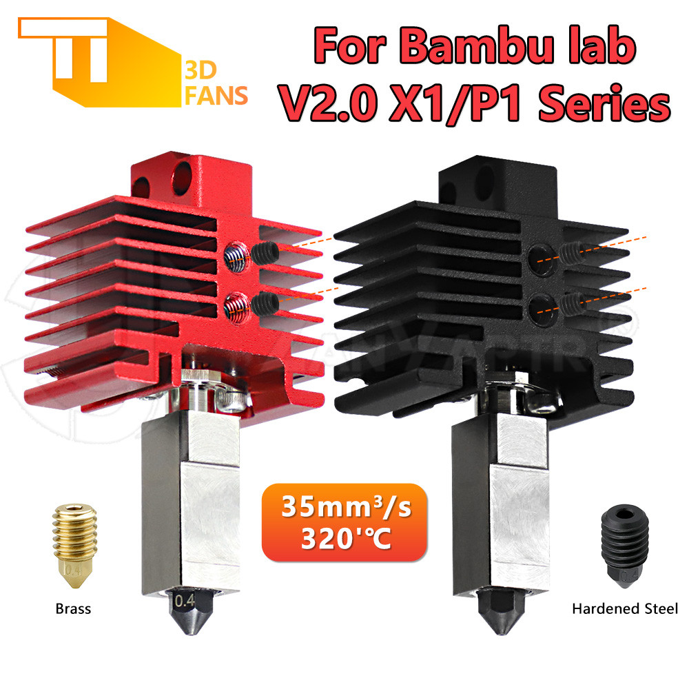 Jual For Bambu Lab p1p X1C P1S X1 V2.0 Upgrade Hot end Print Head 3D ...