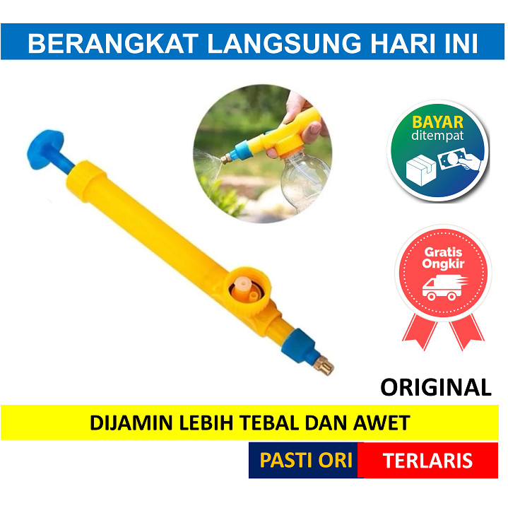 Jual [ KUNING ] Semprotan Kuning Botol Burung Tanaman Manual Kepala ...
