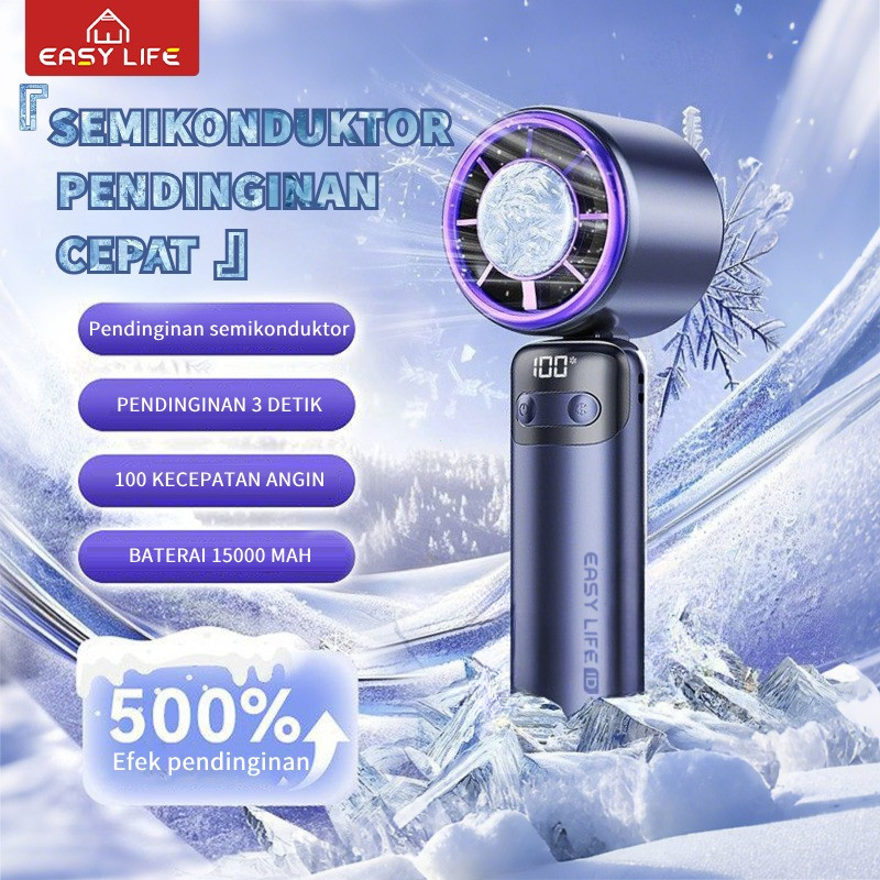 Jual Easylife 15000mAh Kipas Sensor Es Semikonduktor Genggam / Desktop ...