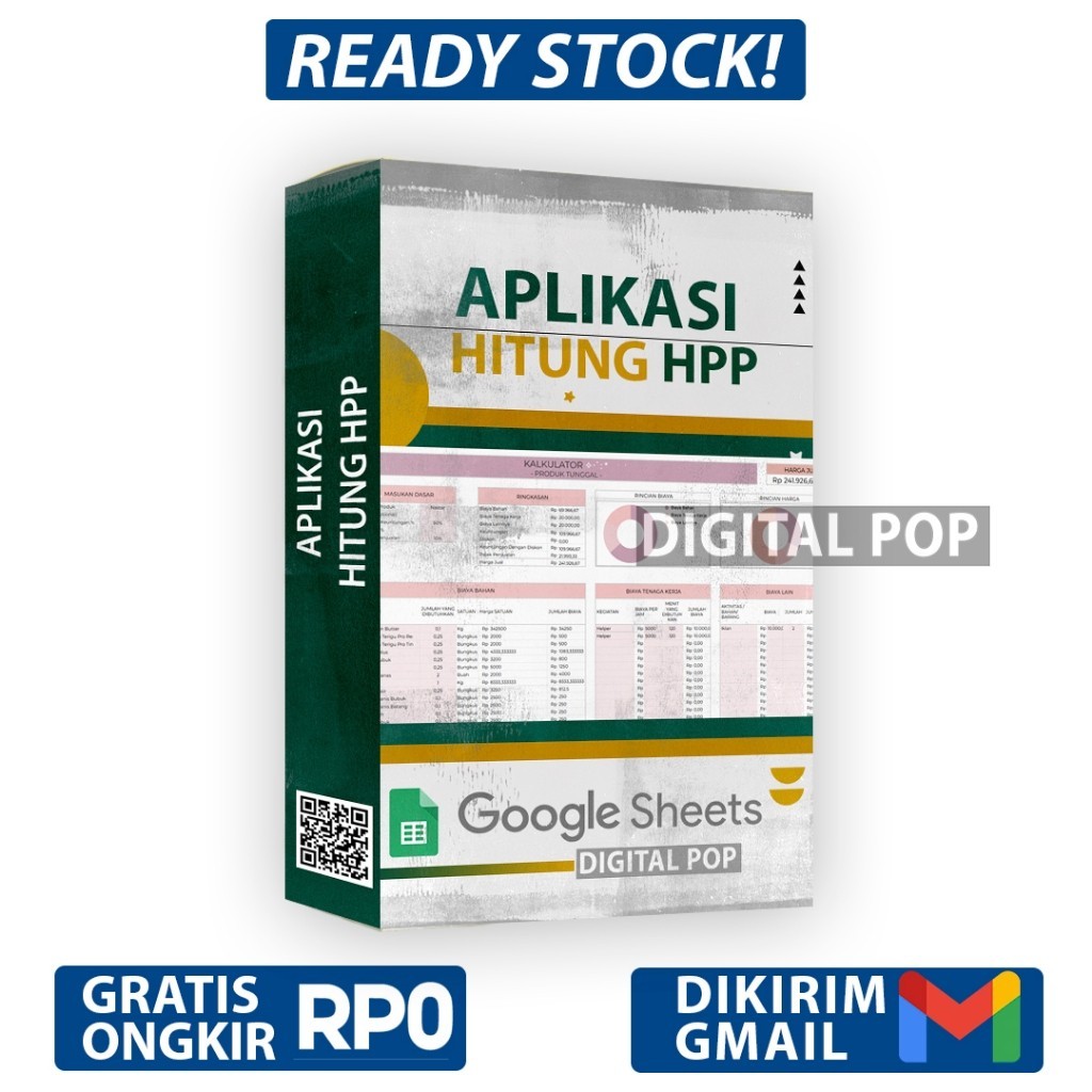 Jual Aplikasi Hitung HPP (Harga Pokok Penjualan) - Program Siap Pakai | Shopee Indonesia