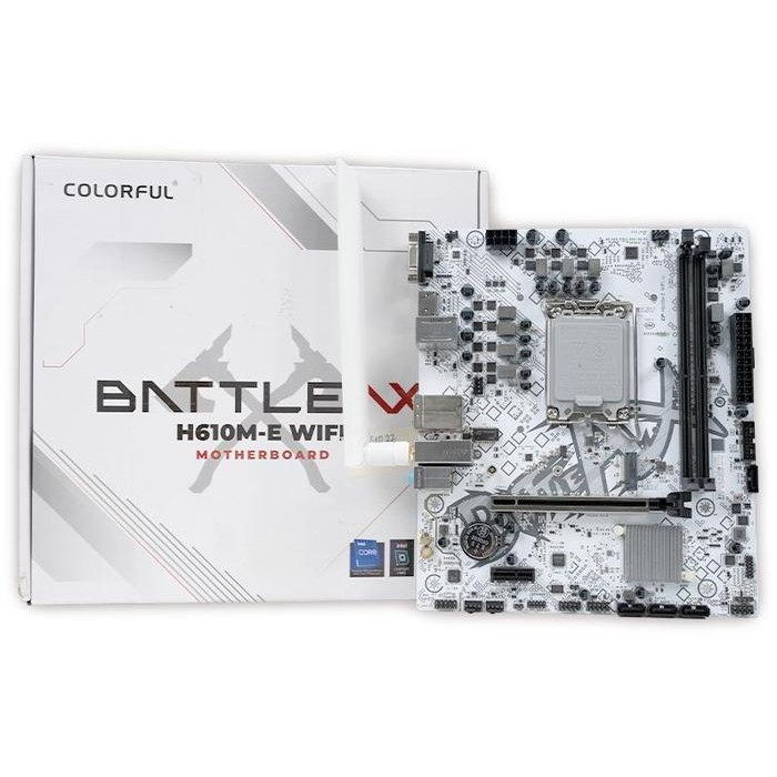 Jual COLORFUL BATTLE-AX H610M-E WIFI V20 DDR4 (LGA 1700) | Shopee Indonesia