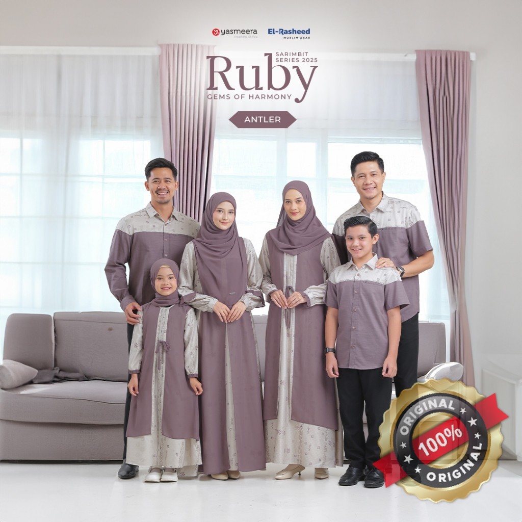 Jual YASMEERA - SARIMBIT RUBY 2025 - ANTLER - Family Set Keluarga ...