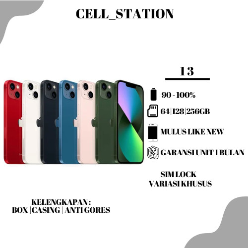 Jual ip inter 13 bisa game & live second minus 256gb 128gb 64gb original 100% fullset mulus like ...