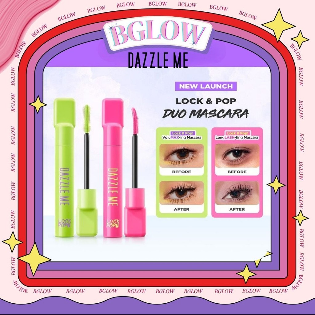 Jual DAZZLE ME Lock & Pop! Duo Mascara Series VoluMAX-ing and LongLASH ...