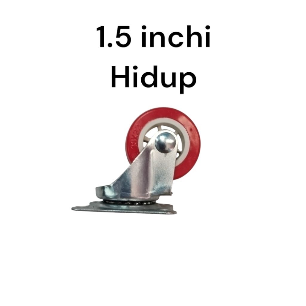 Jual roda troli castrol lemari speaker rem hidup mati 1.5 inchi eceran ...