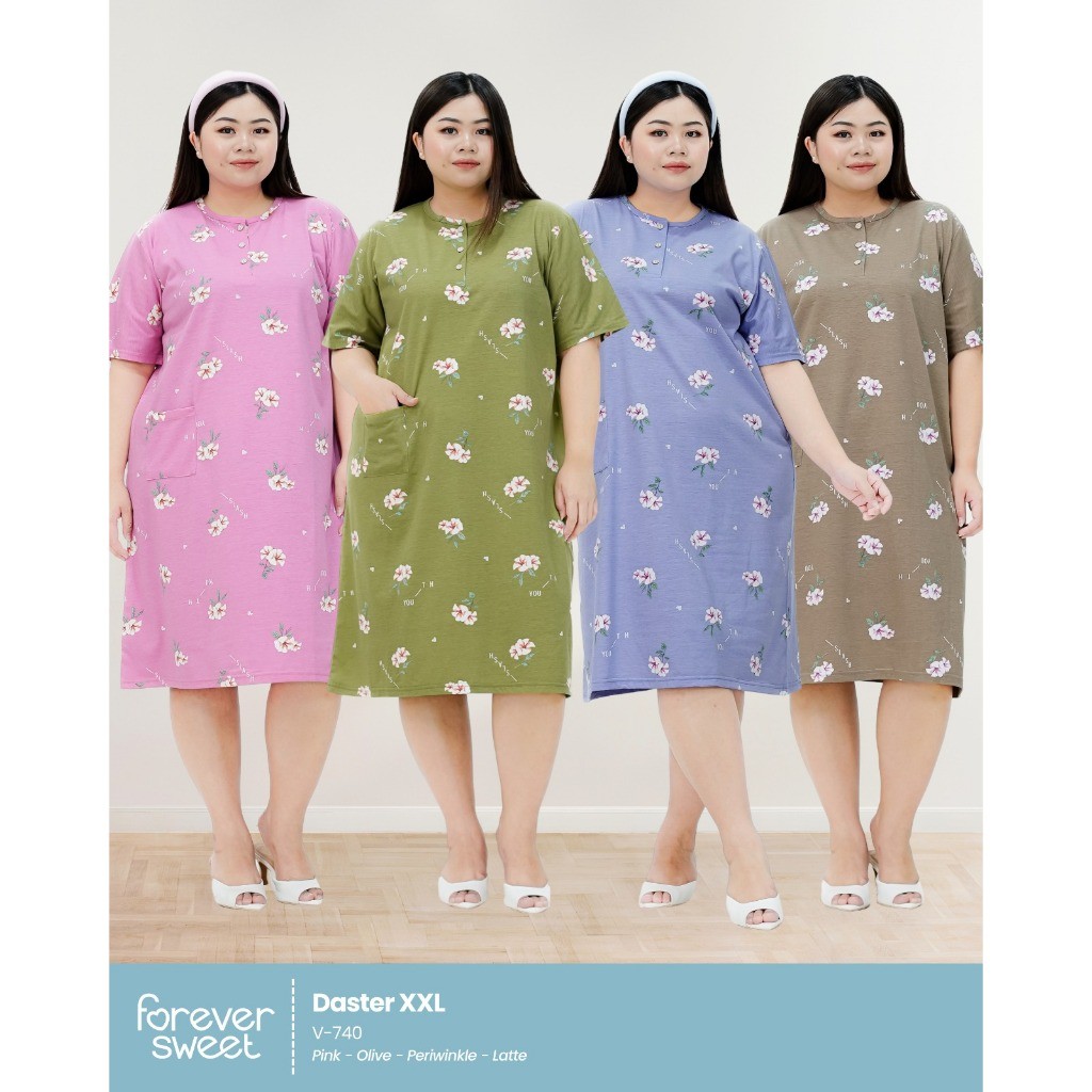 Jual Daster / Dress XXL/XL Bahan Adem (FOREVER) | Shopee Indonesia