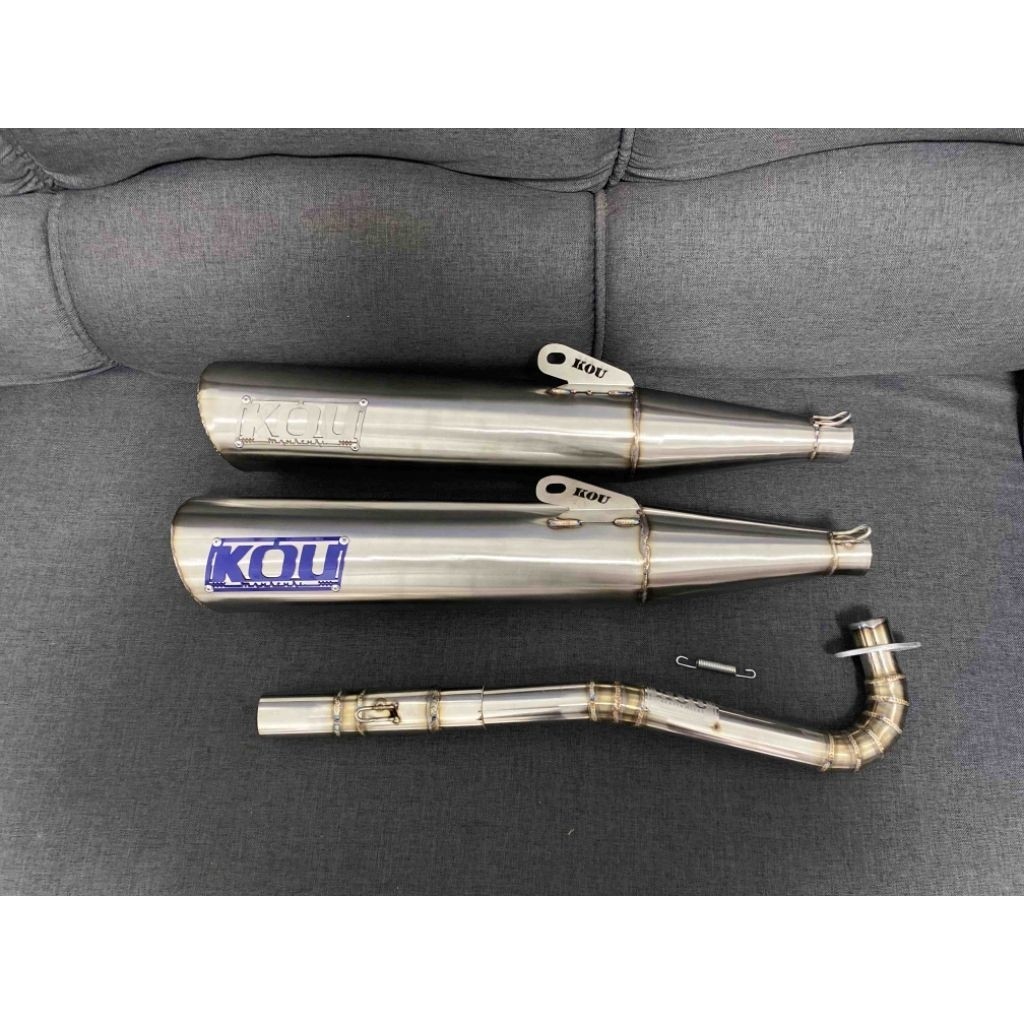 Jual power pipe swirl type 3 cuts for Wave Xrm Smash etc | Shopee Indonesia
