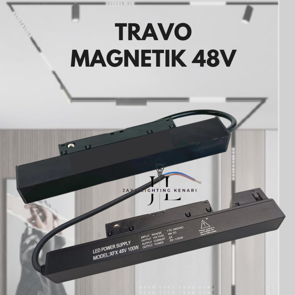 Jual Type A Lampu Magnet Power Supply Magnet Track Light Travo Magnetic ...