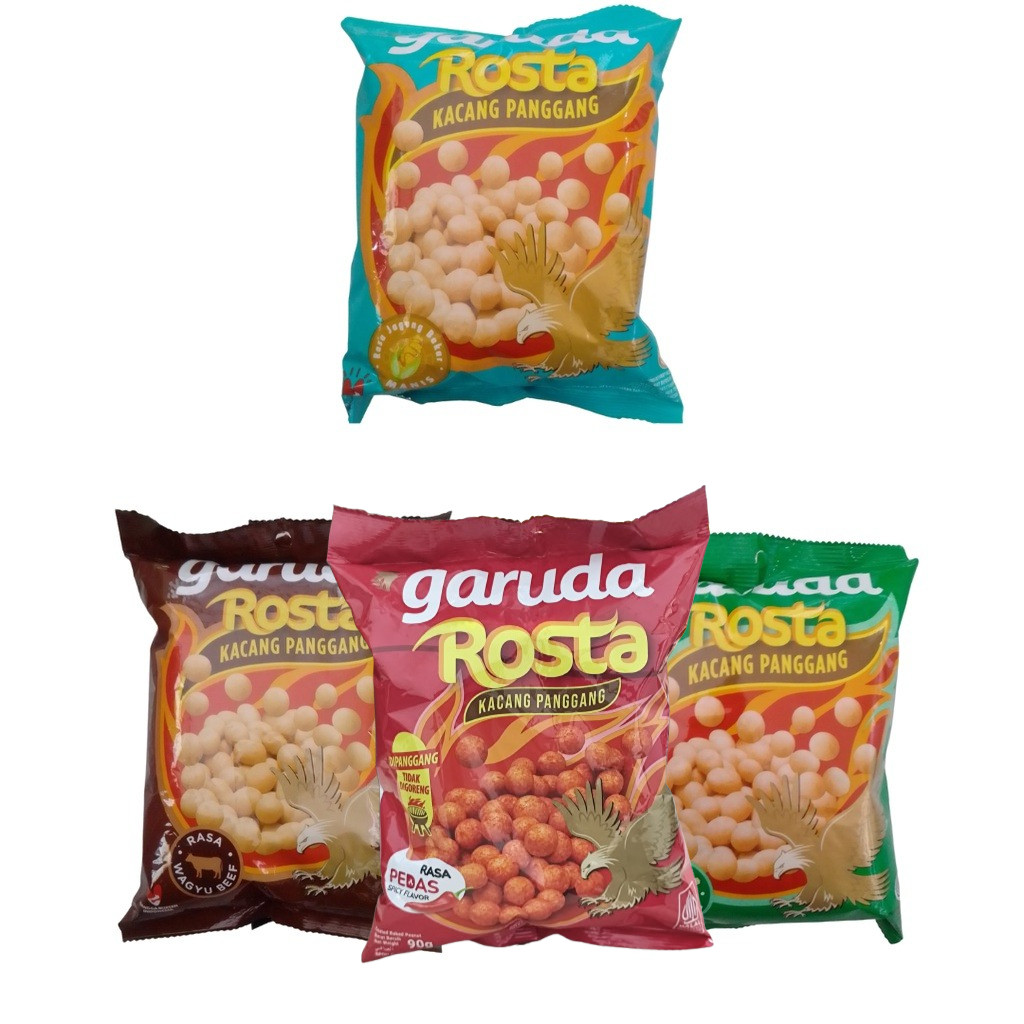 Jual GARUDA FOOD ROSTA/KACANG TELUR/PILUS KEMASAN BESAR | Shopee Indonesia