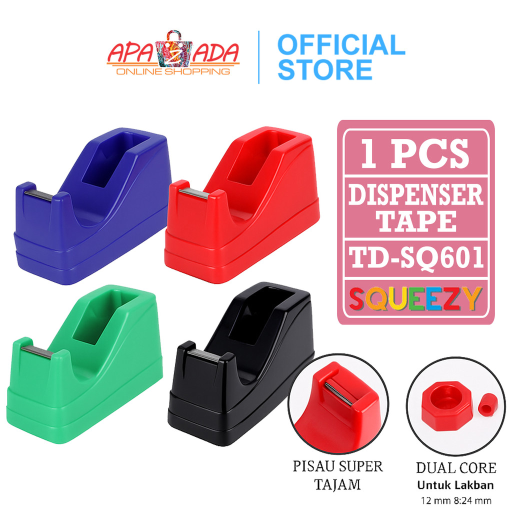 Jual Apazada - Tape Dispenser Tape Cutter Squeezy / Pemotong Solatip ...