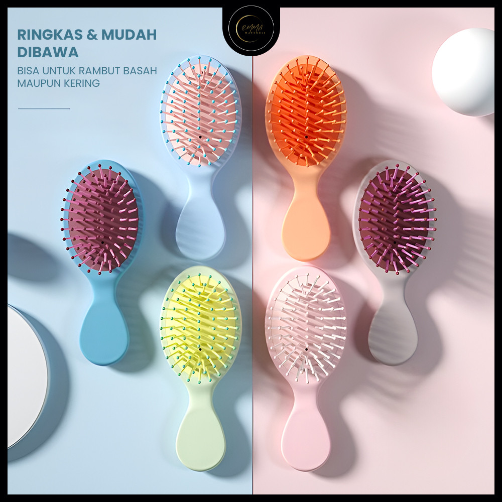 Jual EM Sisir Rambut Anak Anti Kusut Anti Rontok | Shopee Indonesia