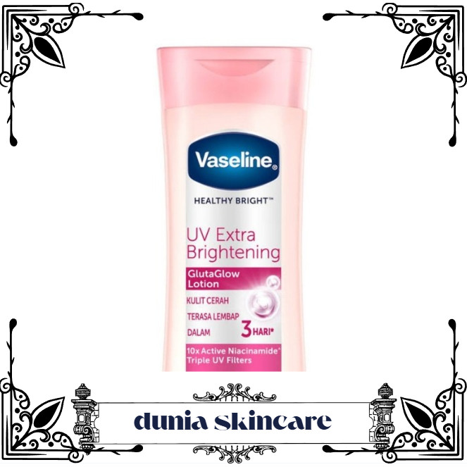 Jual Vaseline Body Lotion Healthy Bright UV Extra Brightening 200ml ...