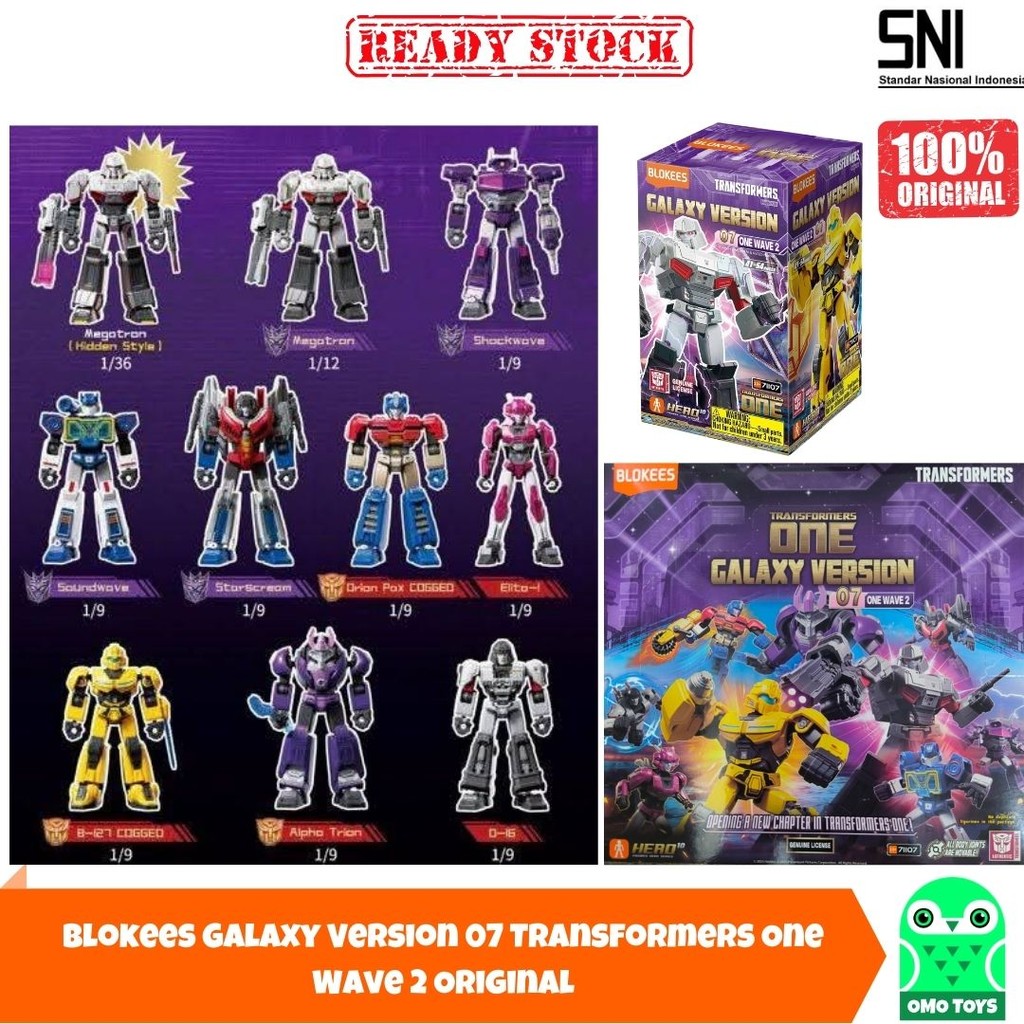 Jual Blokees Galaxy Version 07 Transformers One Wave 2 Original License ...