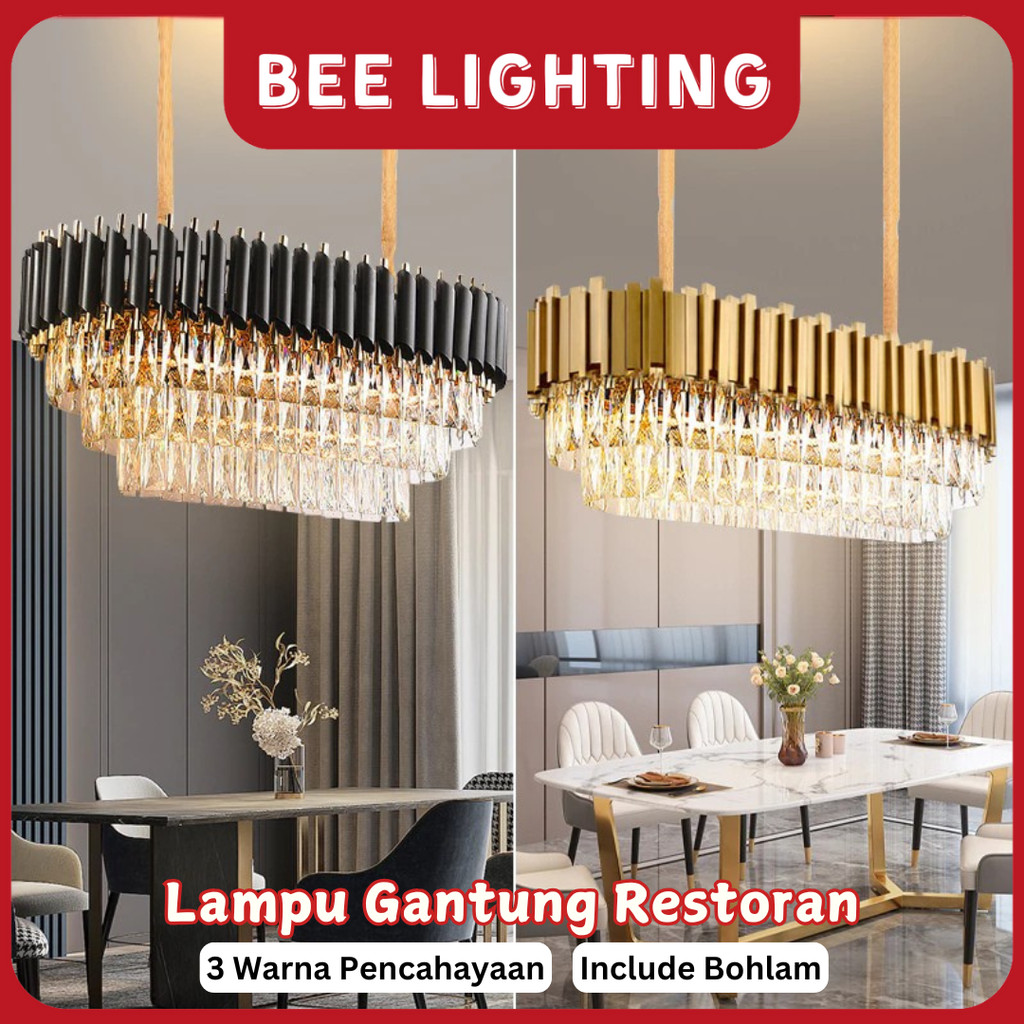 Jual BEE LIGHTING (GARANSI 1 TAHUN)️ Lampu Gantung 80cm/100cm Restoran ...