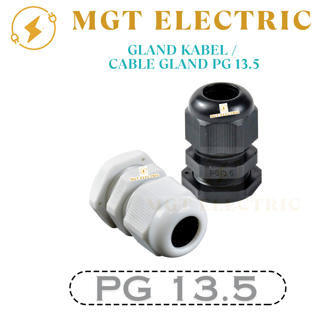 Jual Kabel Gland 13.5 ( 6-12mm ) / Cable Gland PG-13.5 ( 6 mm - 12 mm ...