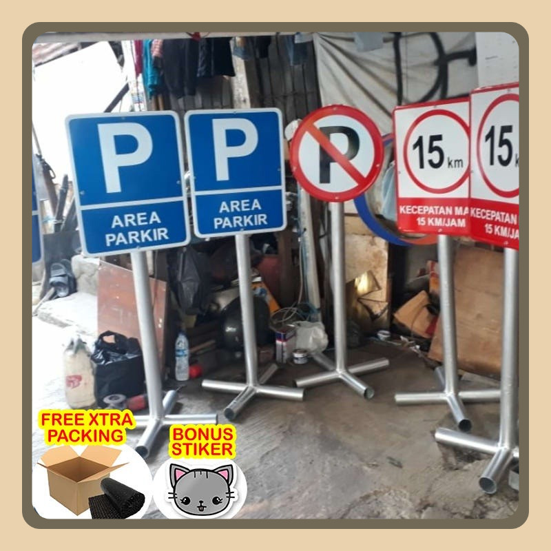 Jual rambu & tiang 1m. jual Rambu lalu lintas murah. Custom bebas visa ...