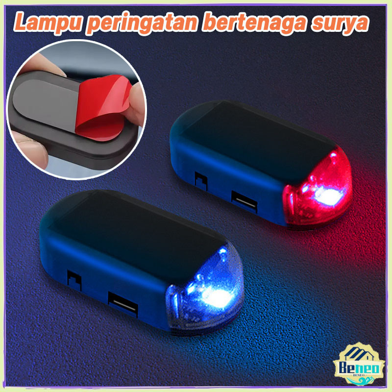 Jual Lampu Peringatan Tenaga Surya Solar Lampu LED Lampu Anti Maling ...