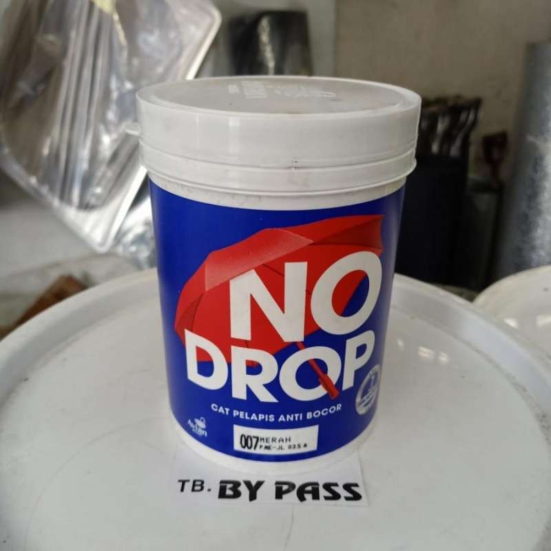Jual No Drop 1 kg Cat Waterproofing Pelapis Anti Bocor warna Merah 007 ...