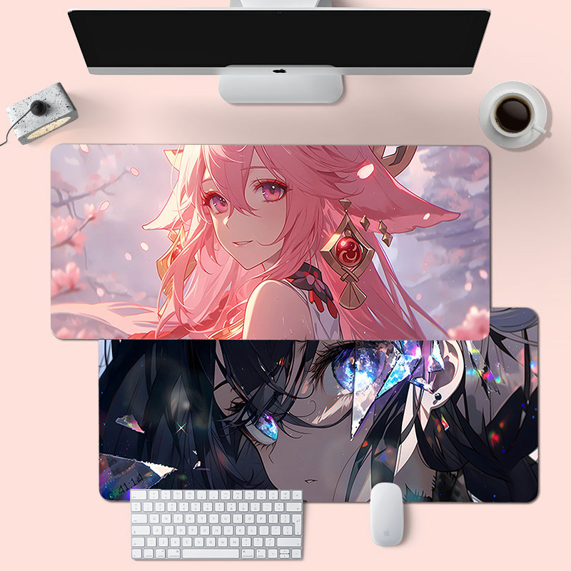 Jual Mouse Pad Besar Anime Girl HD Designs Multiple Options Gaming ...