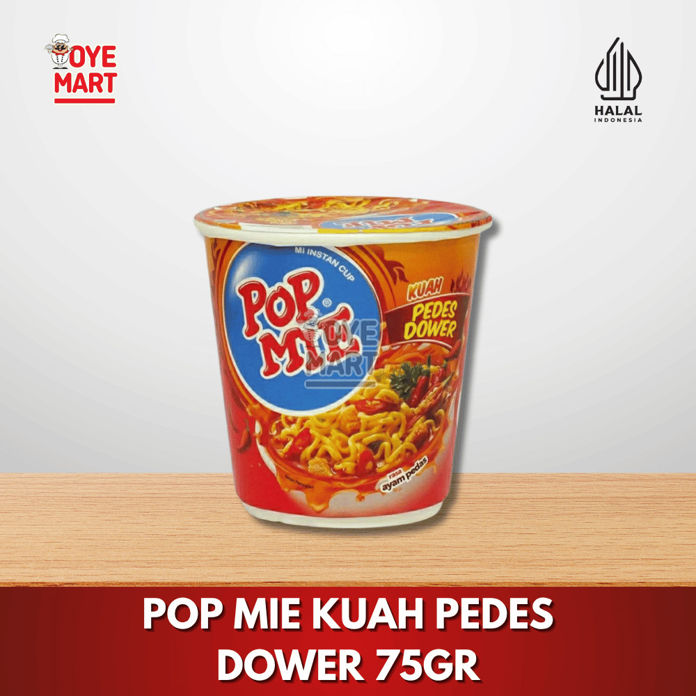 Jual POP MIE KUAH PEDES DOWER 75GR | Shopee Indonesia