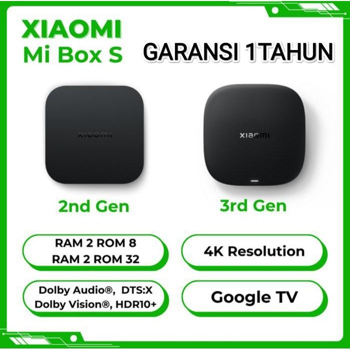 Jual XIOMI MI TV BOX GEN 2 & GEN 3 2ND & 3RD SMART ANDROID TV BOX ...