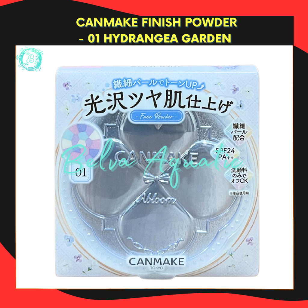 Jual CANMAKE Illuminating Finish Powder Abloom 01 Hydrangea Garden Uv Protection | Shopee Indonesia