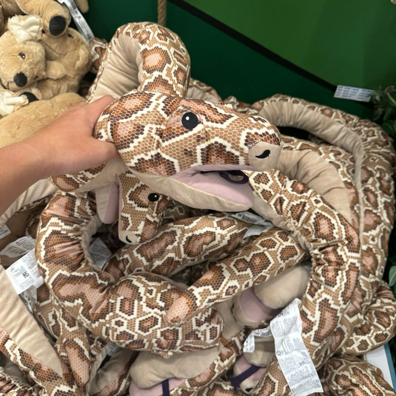 Jual Boneka Ular Panjang Jumbo Bulu Halus IK3A Djungelskog | Shopee ...