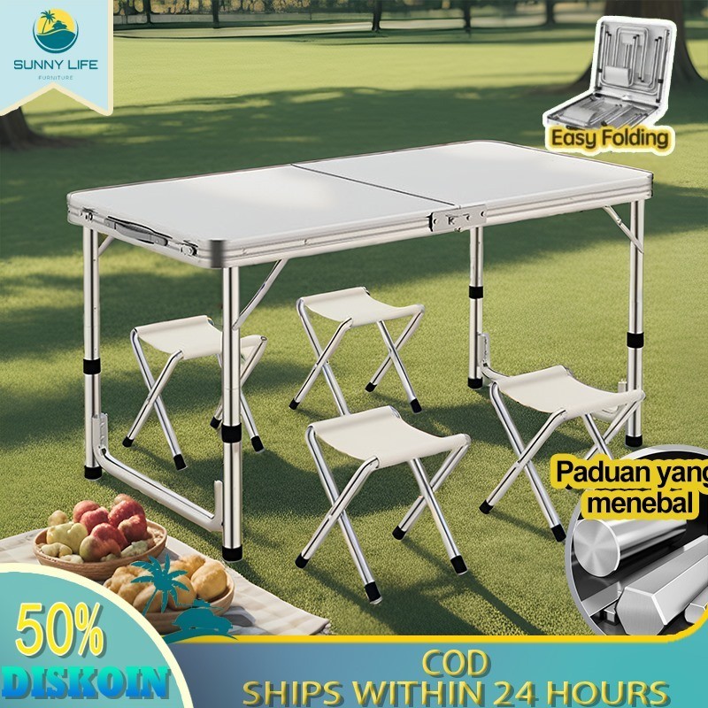 Jual Meja Lipat Meja Jualan Portable Meja Lipat Outdoor Meja Lipat Portable Meja Koper Aluminium ...