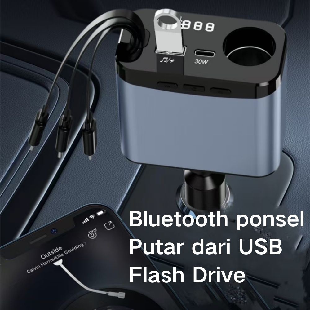 Jual Car Charger Colokan Mobil PD120W Fast Charging Adaptor with ...