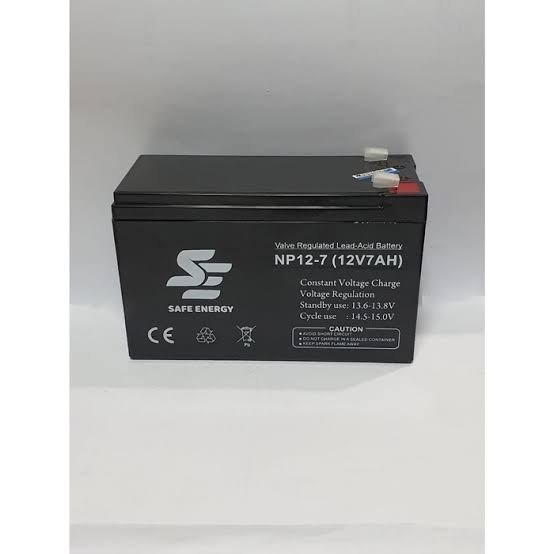 Jual BATTERY UPS SAFE ENERGY 12V 7AH | Shopee Indonesia