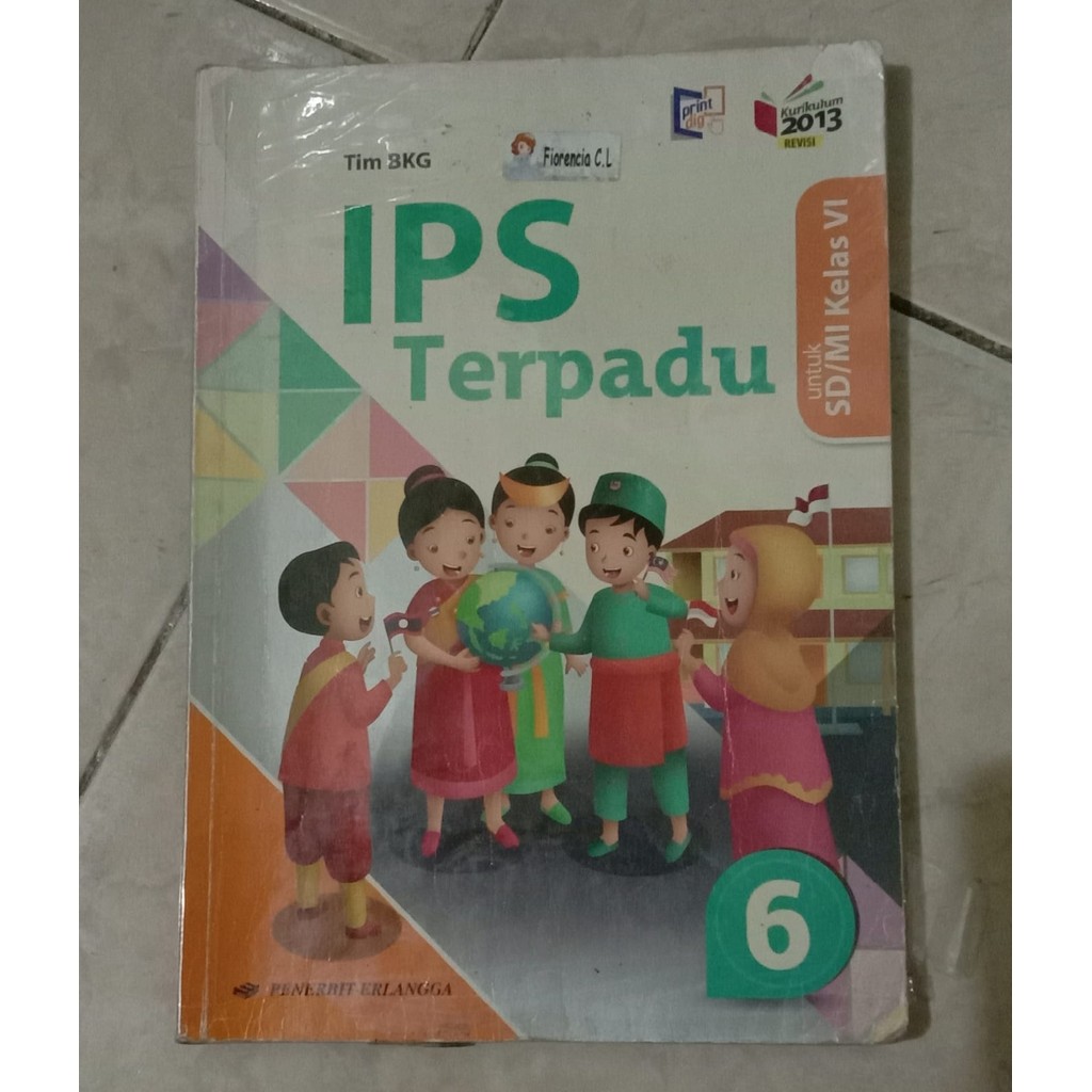 Jual Buku IPS Terpadu 6 / Kelas SD 6 / Sesuai Foto | Shopee Indonesia