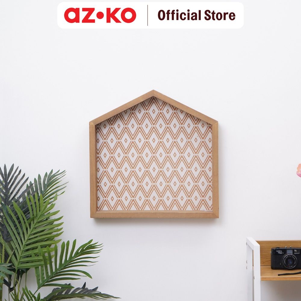 Jual AZKO Hiasan Dinding 44.5x45 cm Cork Board Pentagon Wall Art ...