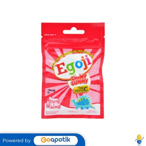 Jual Egoji Chewy Gummy Rasa Leci Sachet 10 Gummy | Shopee Indonesia