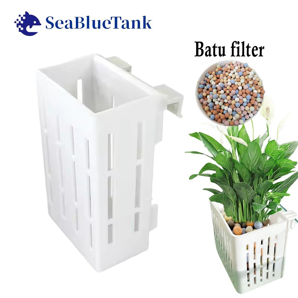 Jual SBT HIASAN POT TANAMAN PLASTIK AQUARIUM PJ37 / WADAH TANAMAN ...