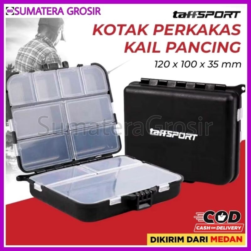 Jual TaffSPORT Box Kotak Perkakas Kail Pancing Waterproof Case - Q041 ...