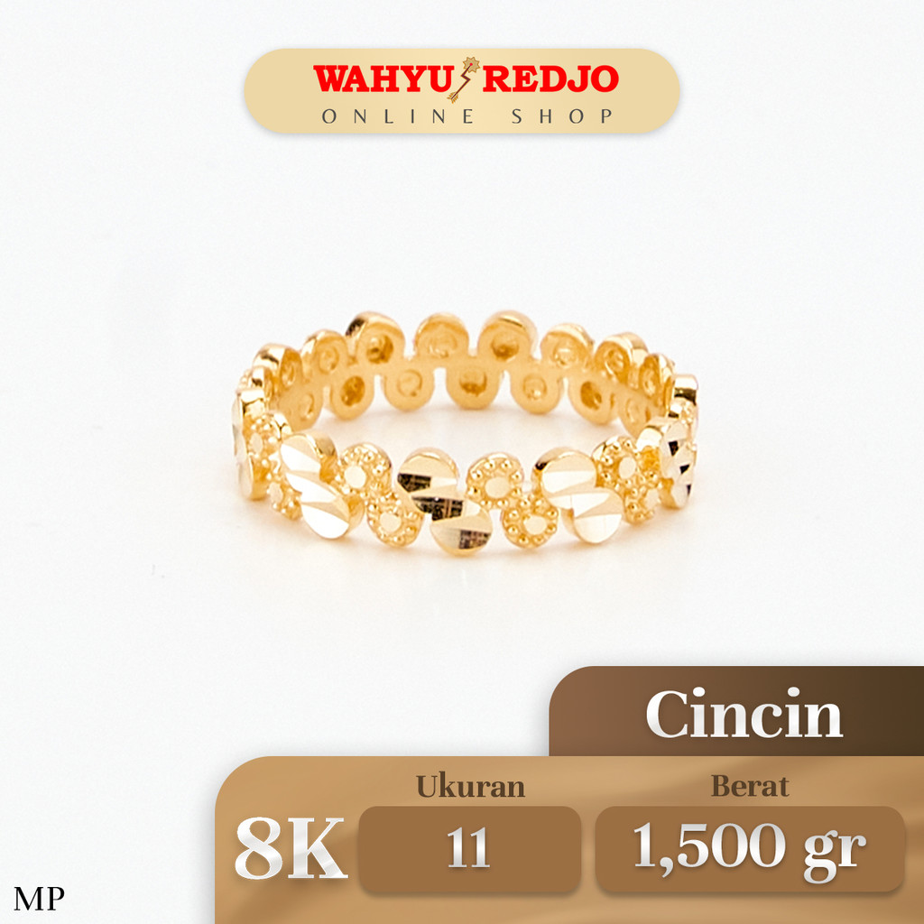 Jual Cincin Emas Kadar 8K Wahyu Redjo CC-8K-27707900-PMR | Shopee Indonesia