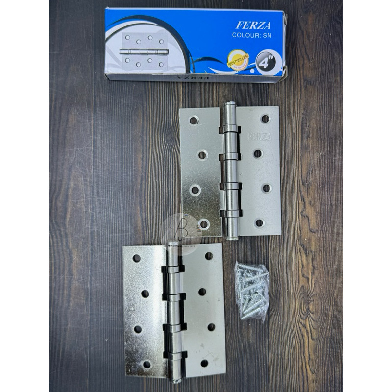 Jual Engsel Plat Besi FERZA 4” / Engsel Pintu FERZA 4” / Engsel Jendela ...