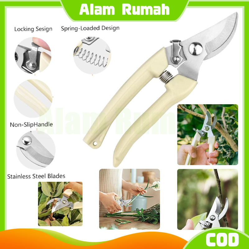 Jual Pruning Shears Gunting / Dahan Bunga Ranting Stek Alat / Potong Dahan Garden Scissors ...