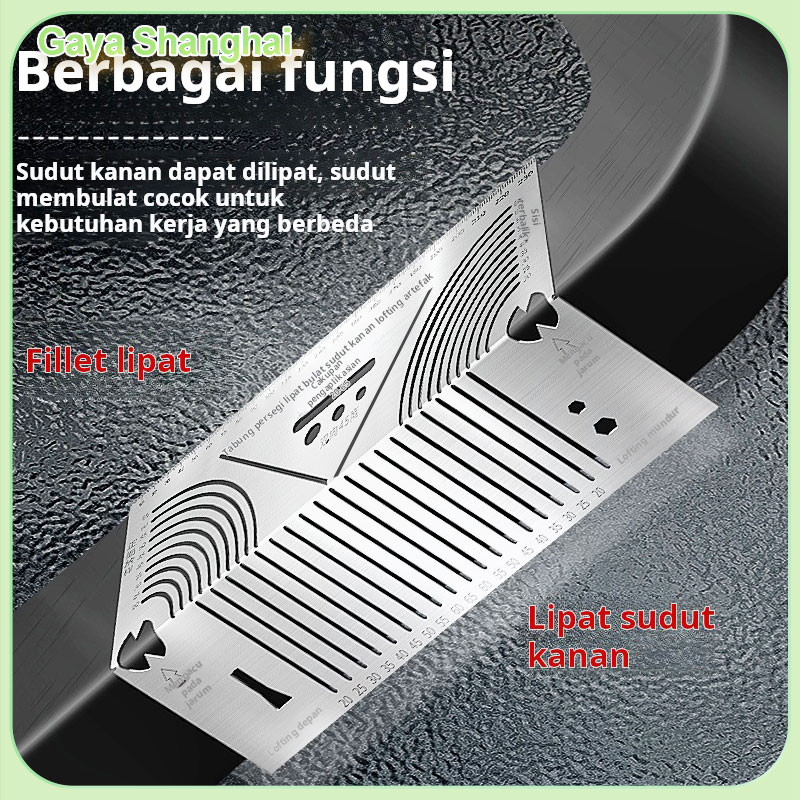 Jual Alat penandaan pengukur penanda tabung persegi penggaris lipat ...