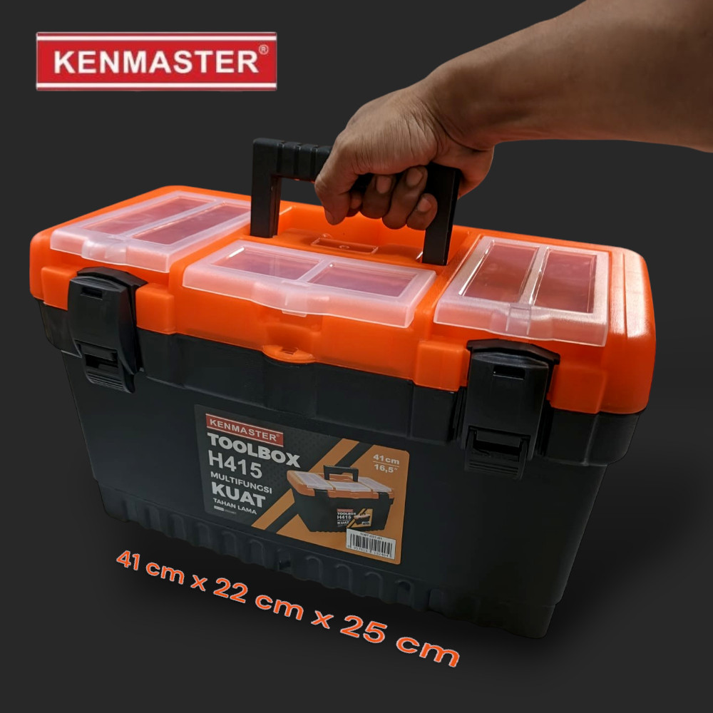 Jual TOOL BOX KENMASTER H415 / TOOLBOX SERBA GUNA / BOX PENYIMPANAN ...
