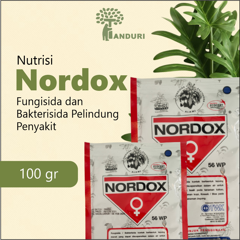 Jual Nordox 56 WP Fungisida dan Bakterisida Alami 100 gr Original ...