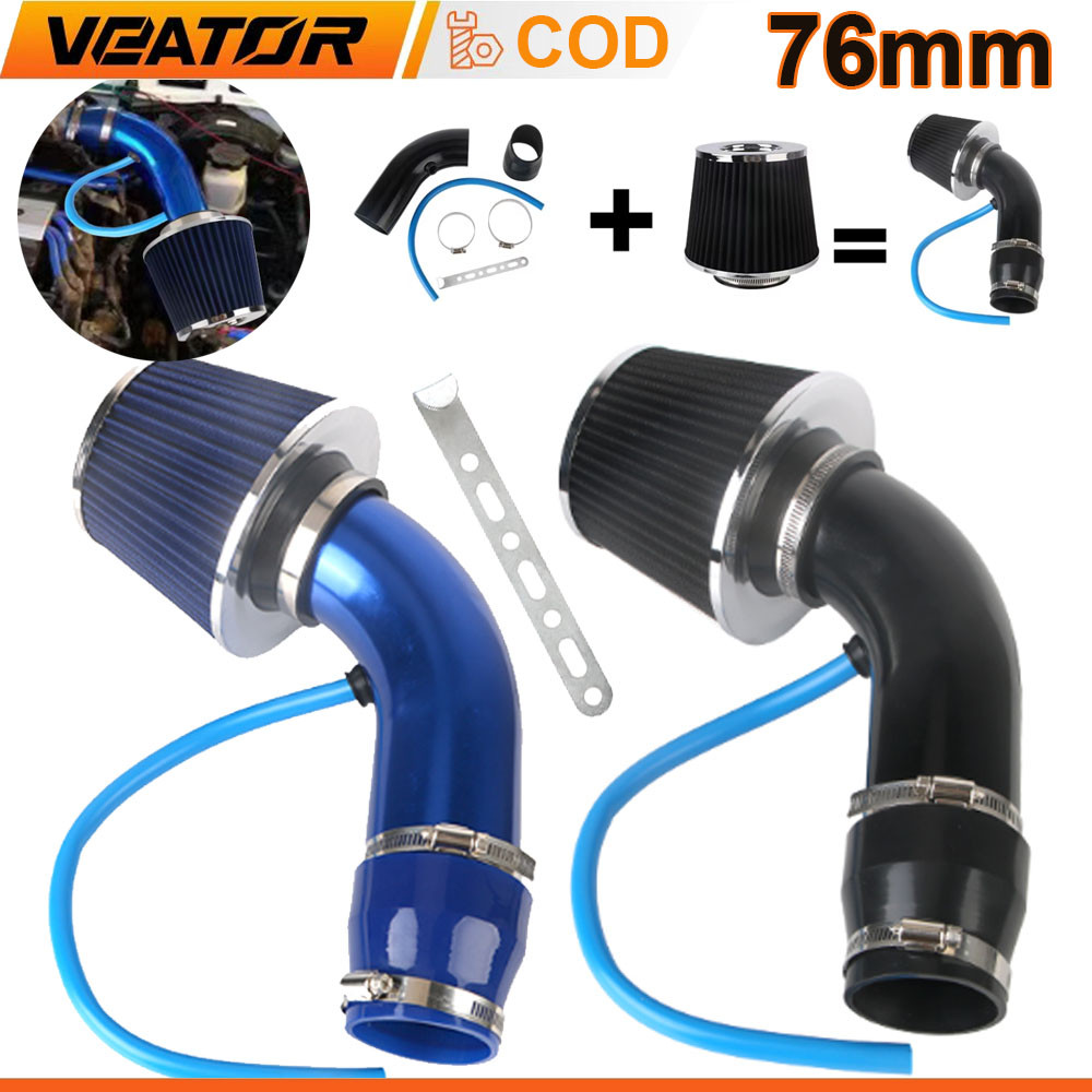 Jual 3 “76mm Sistem Asupan Udara Dingin Mobil Sistem Tabung Pipa ...