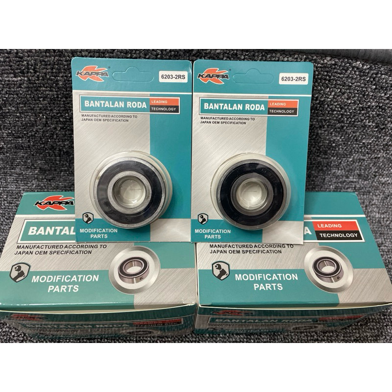 Jual BEARING BANTALAN BOLA LAHAR KLAHER LAHER PELOR RODA KAPPA 6203 2RS MOTOR MOBIL MESIN ...